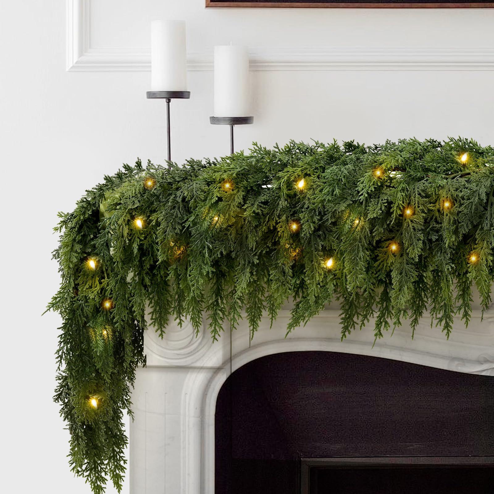 The EverLush Cedar Garland - Cozy Glow, Zero Hassle + CHRISTMAS HOT SA ...